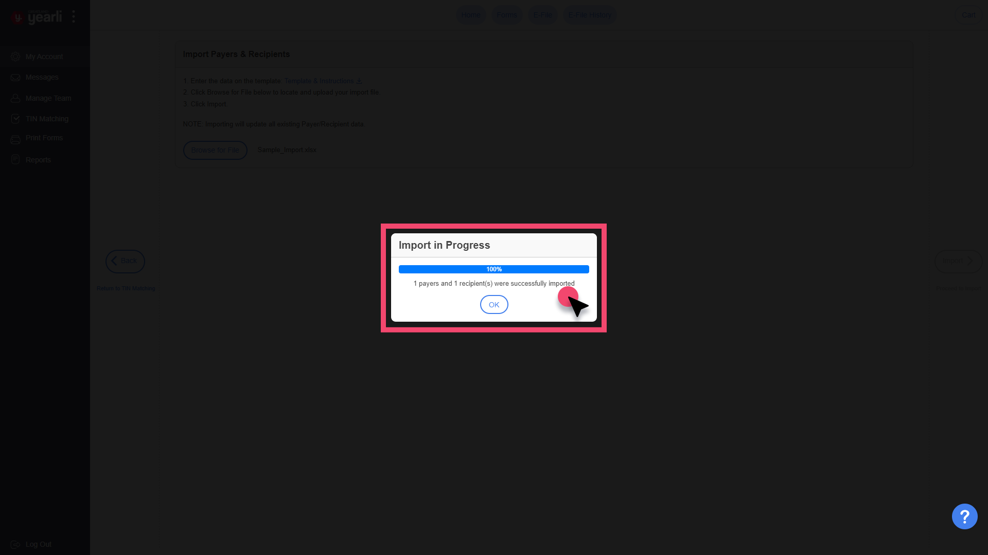 TIN Matching – Yearli Quick Start Guide