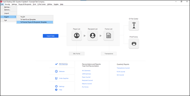 Exporting from Yearli Desktop to Premier – Yearli Quick Start Guide