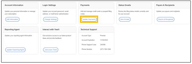 Assigning Payment Methods – Yearli Quick Start Guide